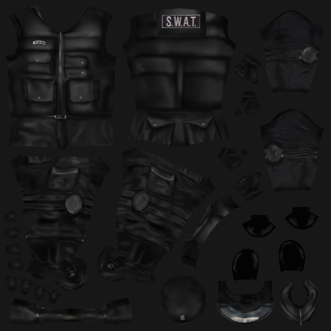Swat Man 3d Model
