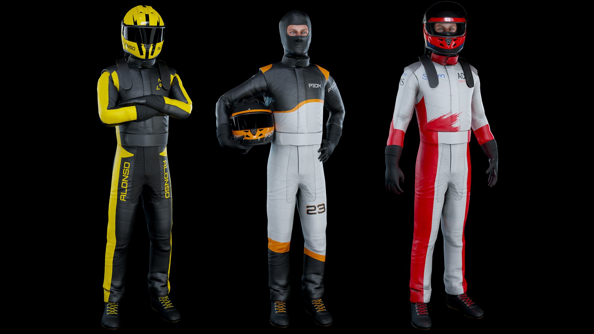 Driver F1 Model - TurboSquid 1727739