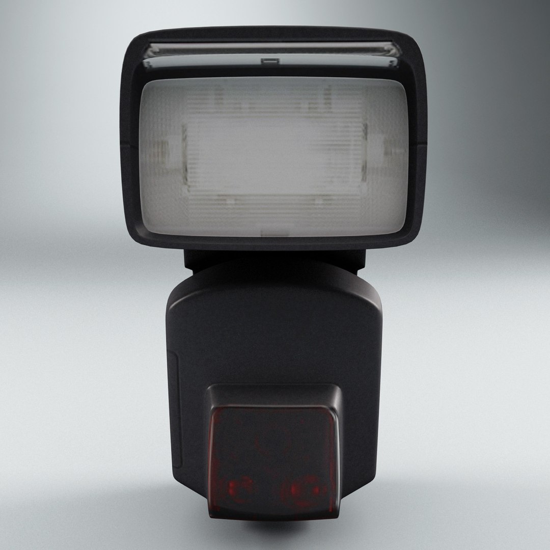 3d Model Speedlite Modelled