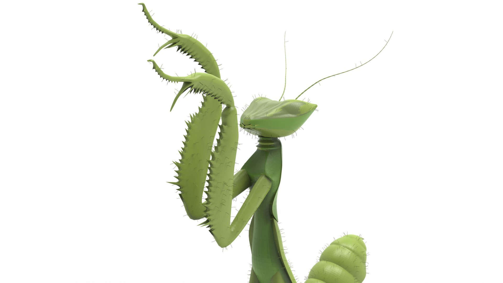 Big Green Grasshopper 3D - TurboSquid 2212293