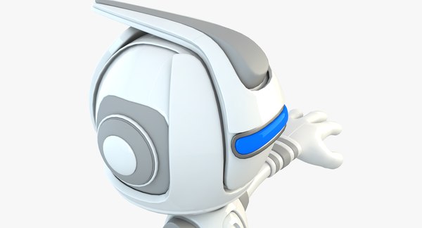 3d model robot character bot