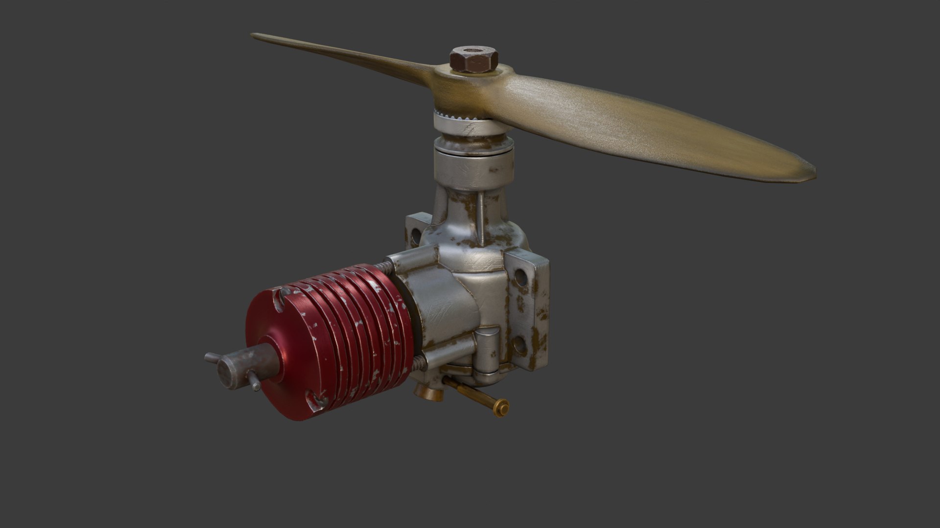 3D Low-poly Engine For Aircraft Model - TurboSquid 2270349