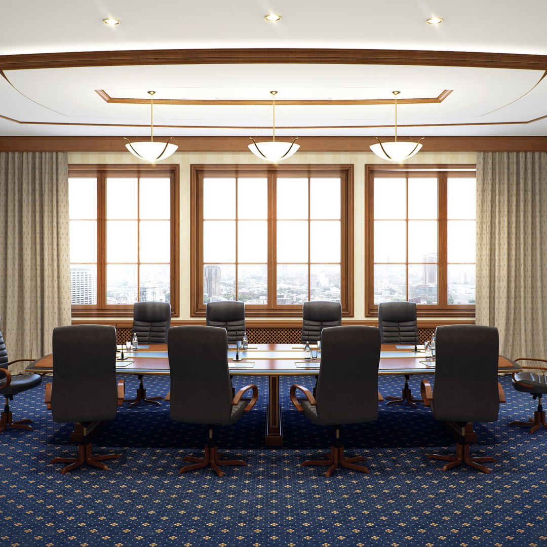 Conference Room 3d Model