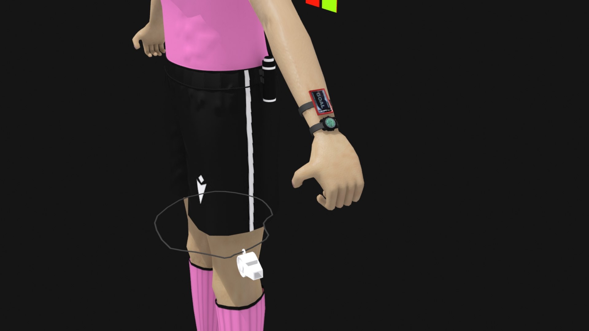 3D Soccer Female Referee Model - TurboSquid 2234254