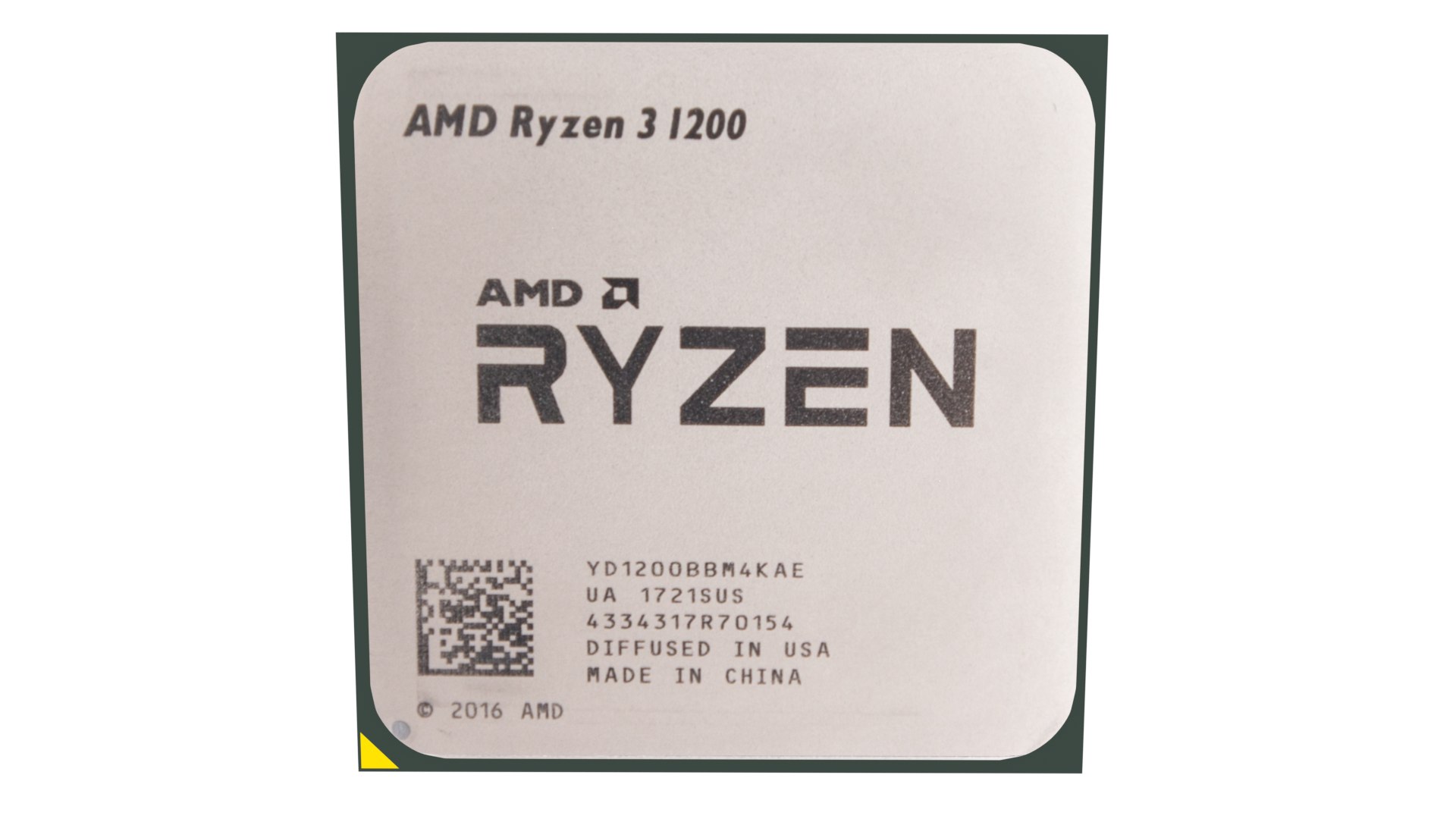 3D Ryzen Cpu - TurboSquid 1394644