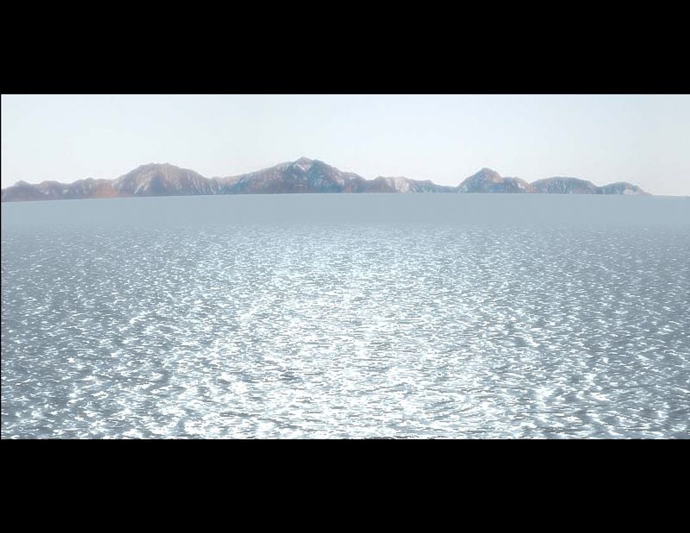 realistic sea 3d model