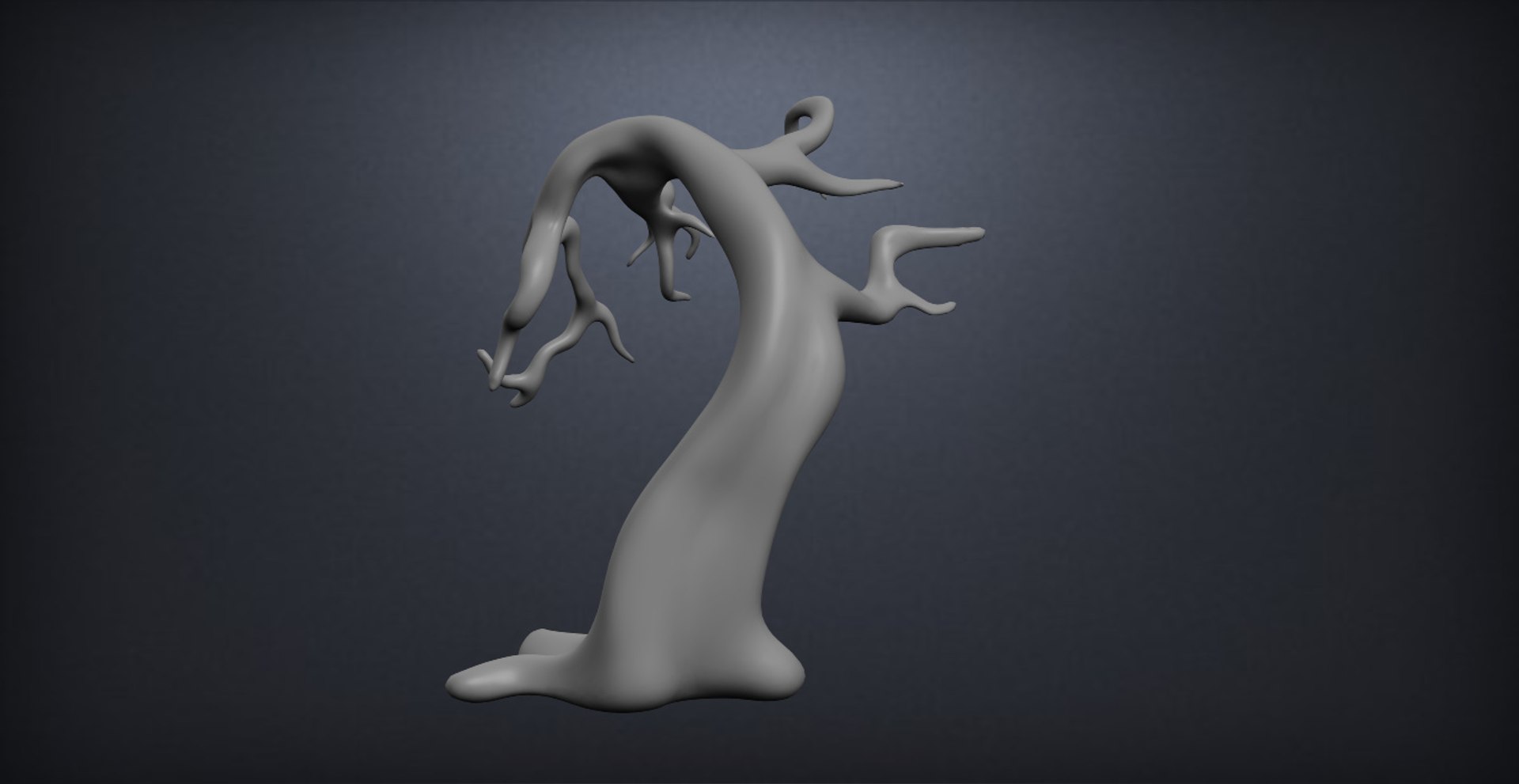 Old Fantasy Tree 3d Obj