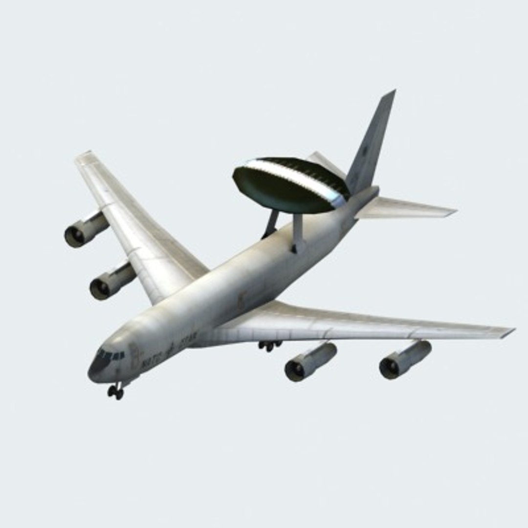 Awacs Aircraft 3ds