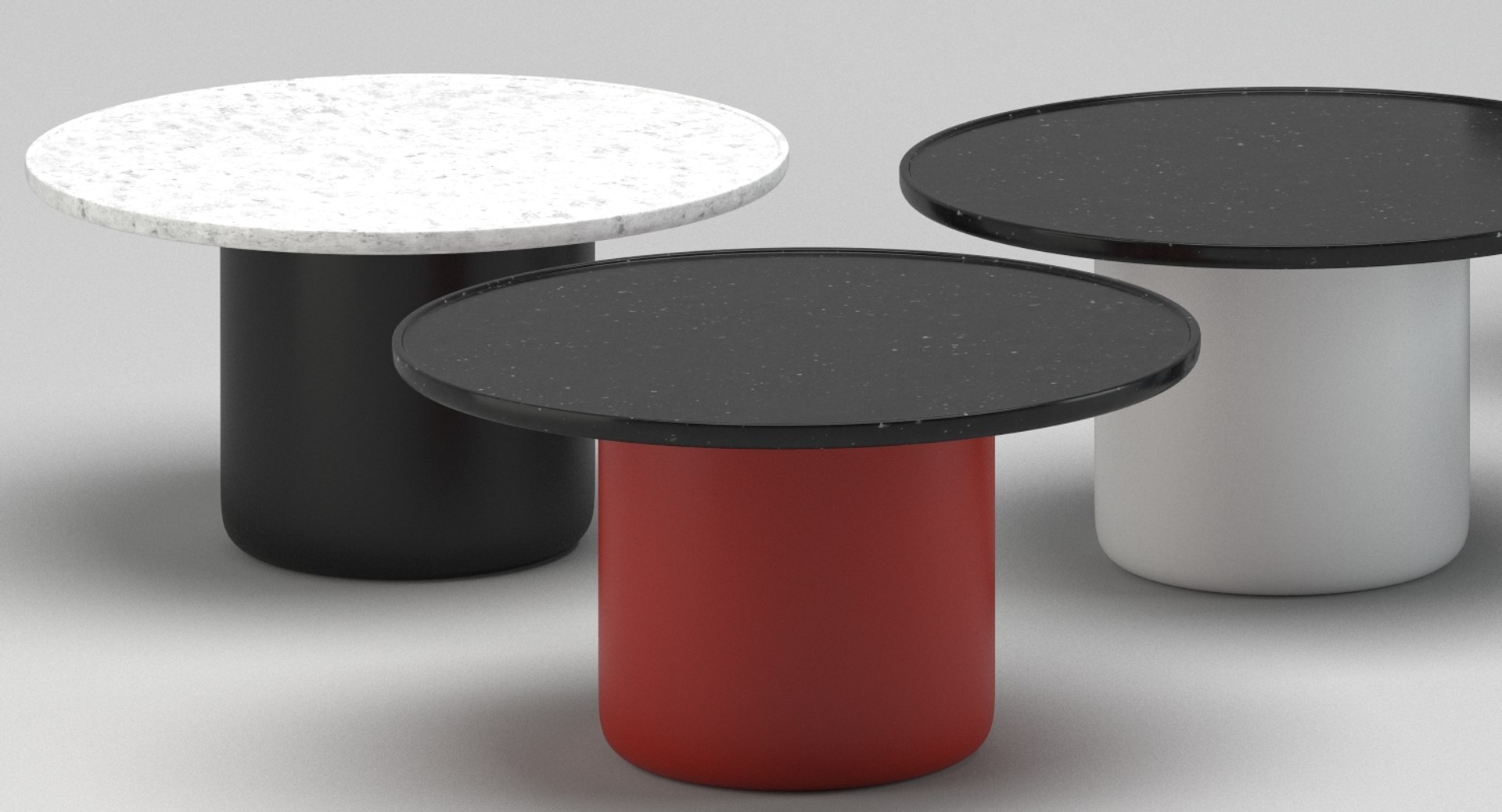 3D B Italia Button Tables - TurboSquid 1496666