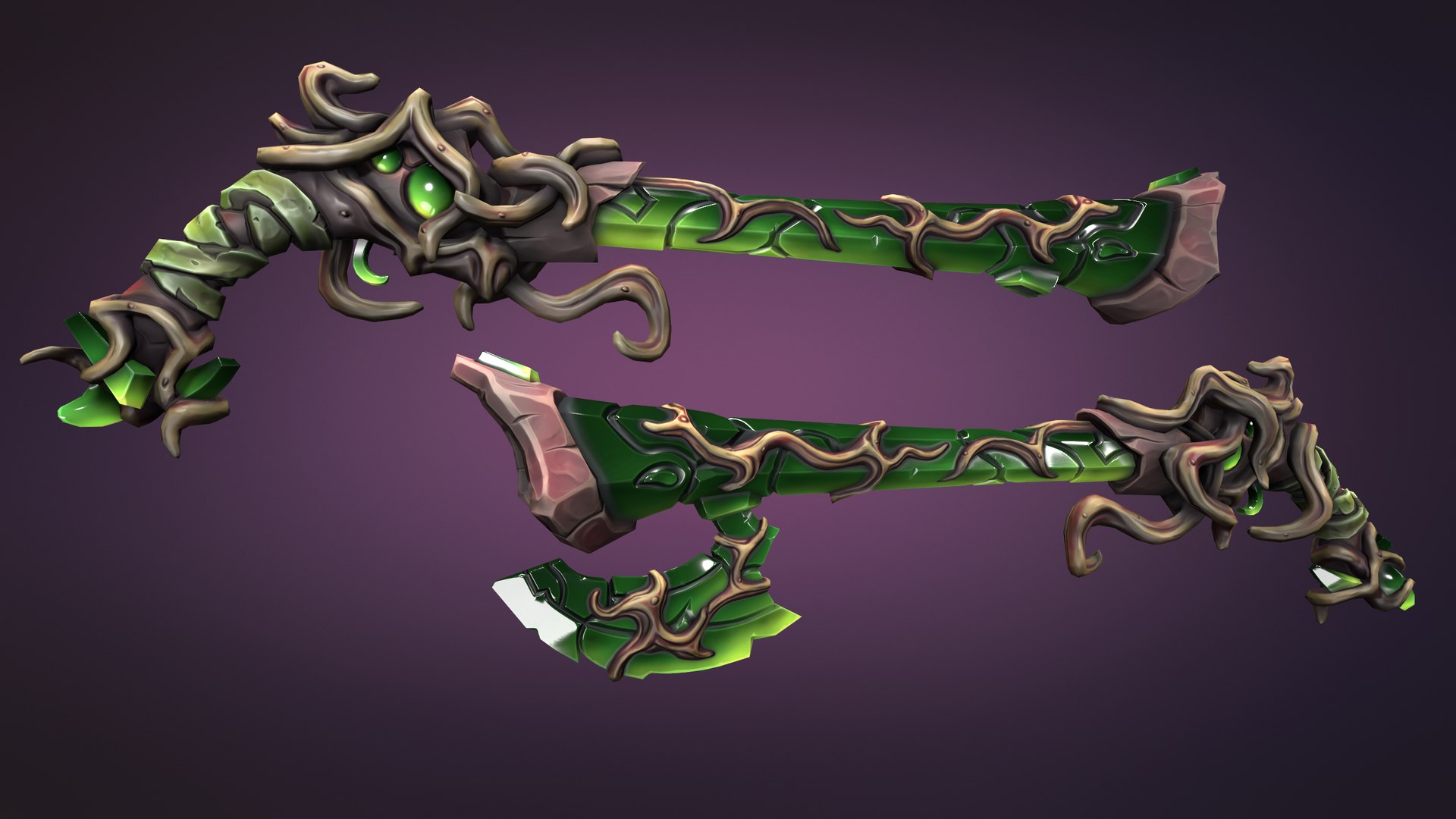 Fantasy Muskets 3D Model - TurboSquid 2139640