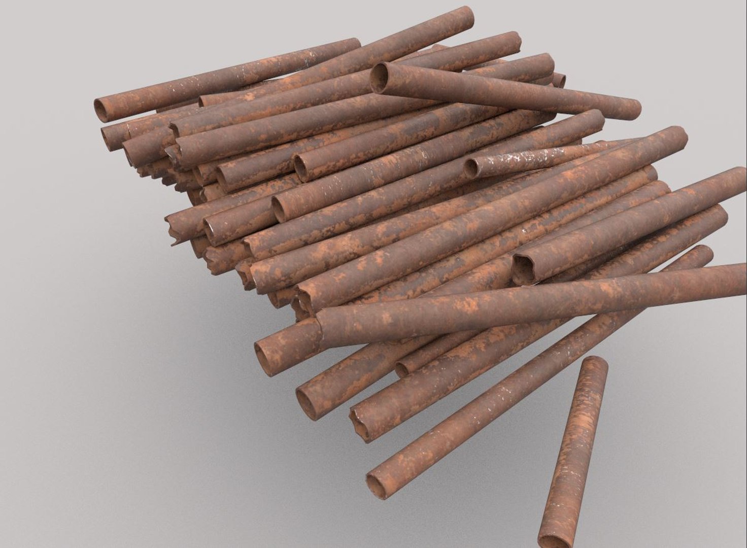 Rusty Pipes 3D Model - TurboSquid 1613657