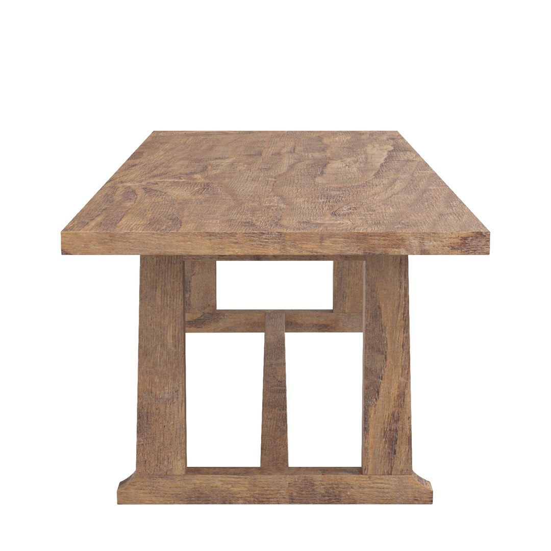 3D Four Hands Otto Dining Table - TurboSquid 2060957