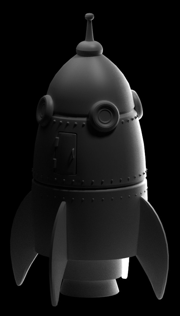 3D Rocket Ship Model - TurboSquid 1309879