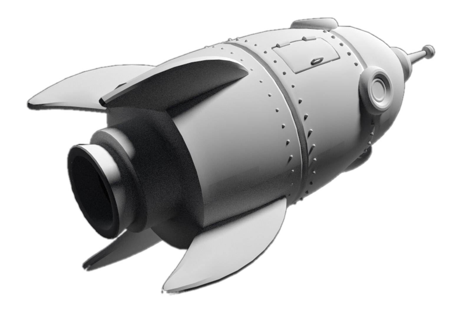 3D Rocket Ship Model - TurboSquid 1309879