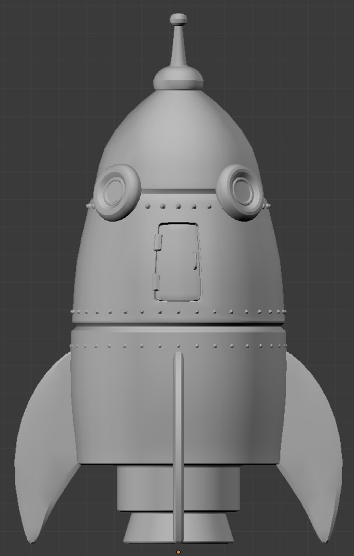 3D Rocket Ship Model - TurboSquid 1309879