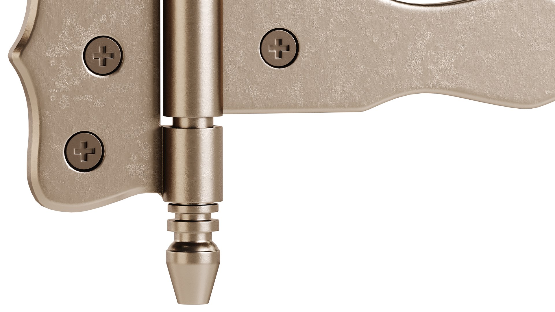 Door Strap Hinge 3D Model - TurboSquid 2278414