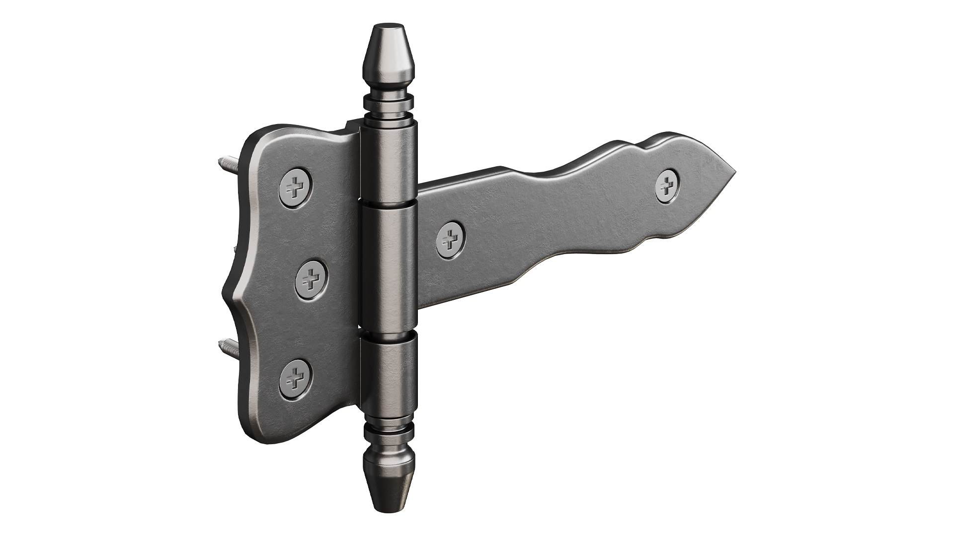Door Strap Hinge 3D Model - TurboSquid 2278414