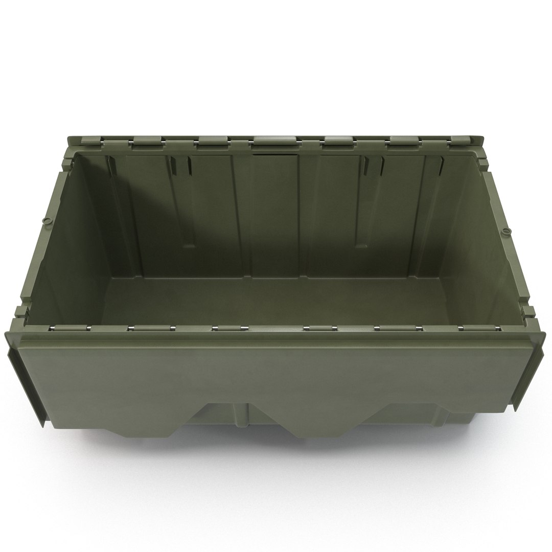 3d model industrial storage bin