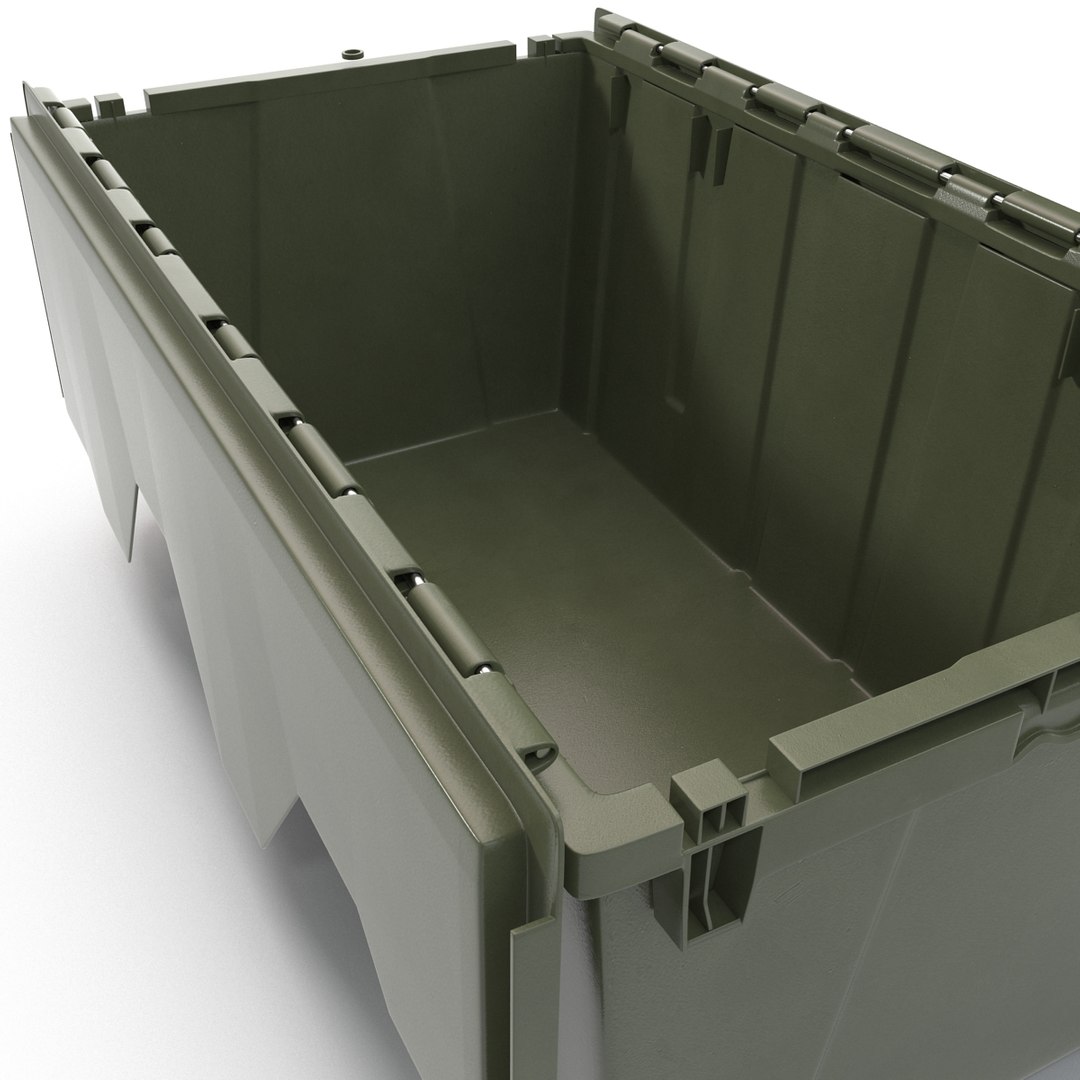 3d model industrial storage bin