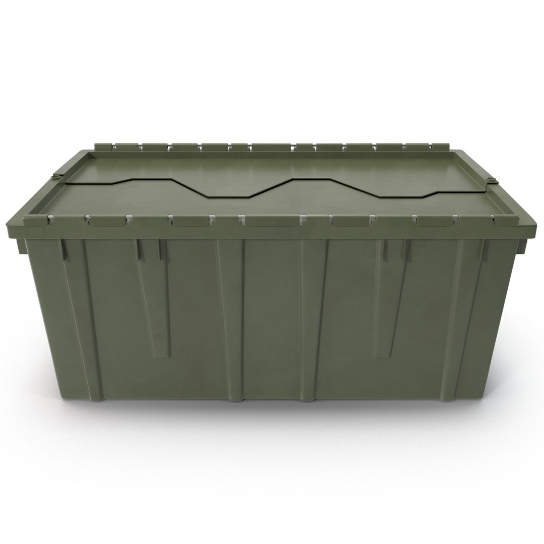 3d model industrial storage bin