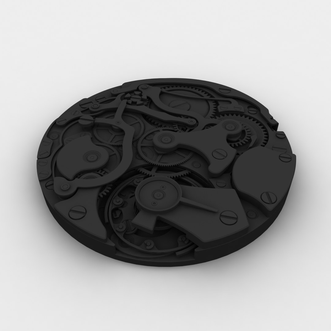 3d Watch Mechanism Model