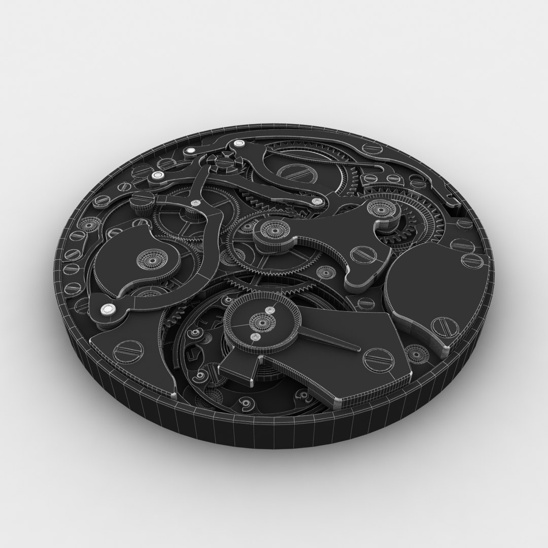 3d Watch Mechanism Model