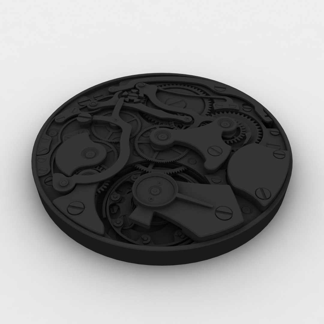 3d Watch Mechanism Model