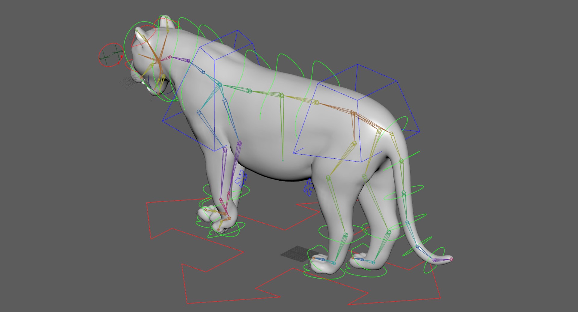 Tiger rigged 1 fur 3D - TurboSquid 1164932