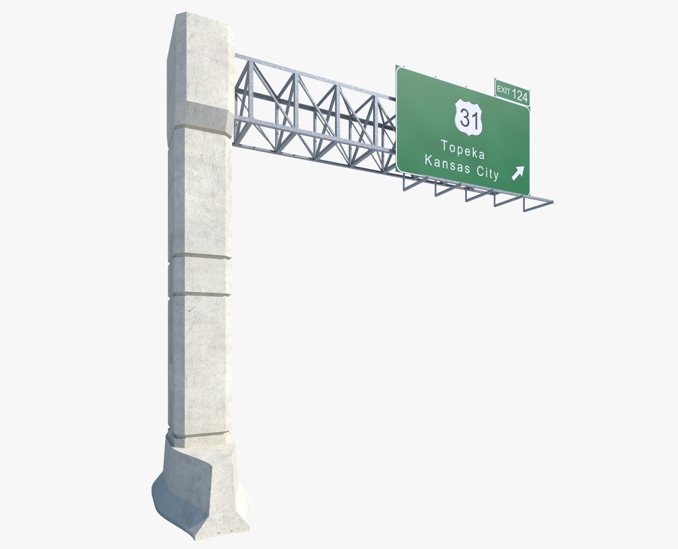 Highway Sign 3ds