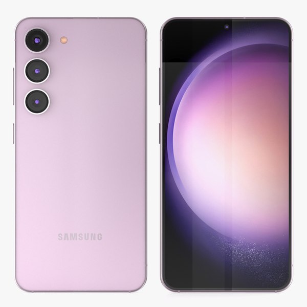 3D модель Samsung galaxy S23 Lavender - TurboSquid 2101765