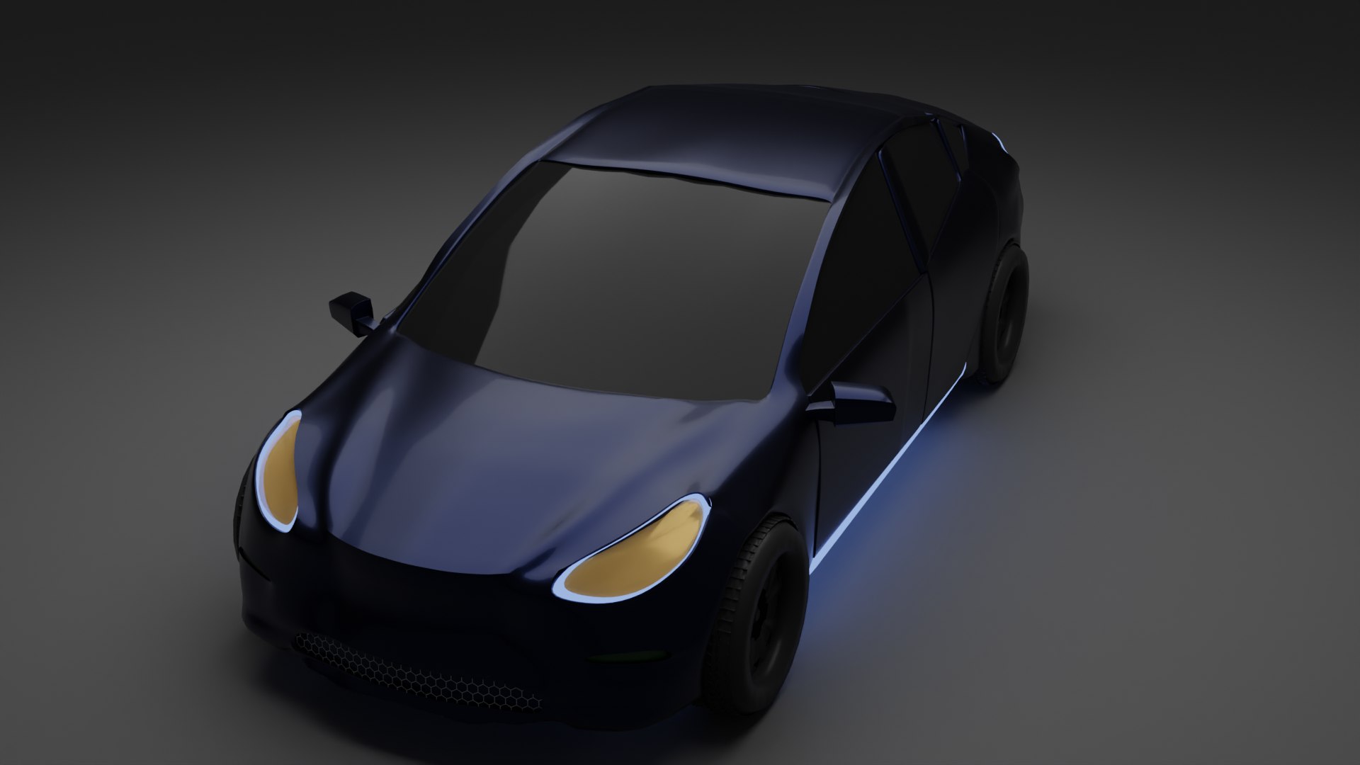 Tesla model 3 in Blender 3D model - TurboSquid 2137746