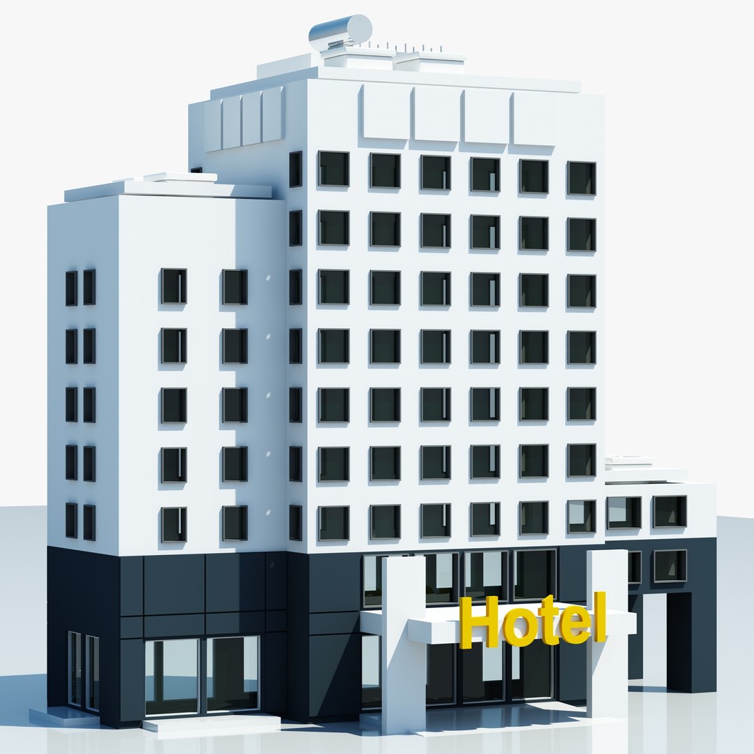 Hotel Building 3d Max