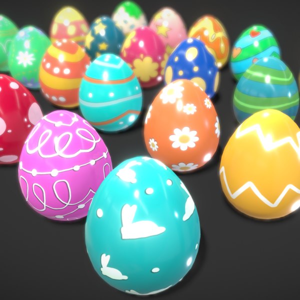 modelo 3d Colecciones Huevos de Pascua 5 - TurboSquid 2134033