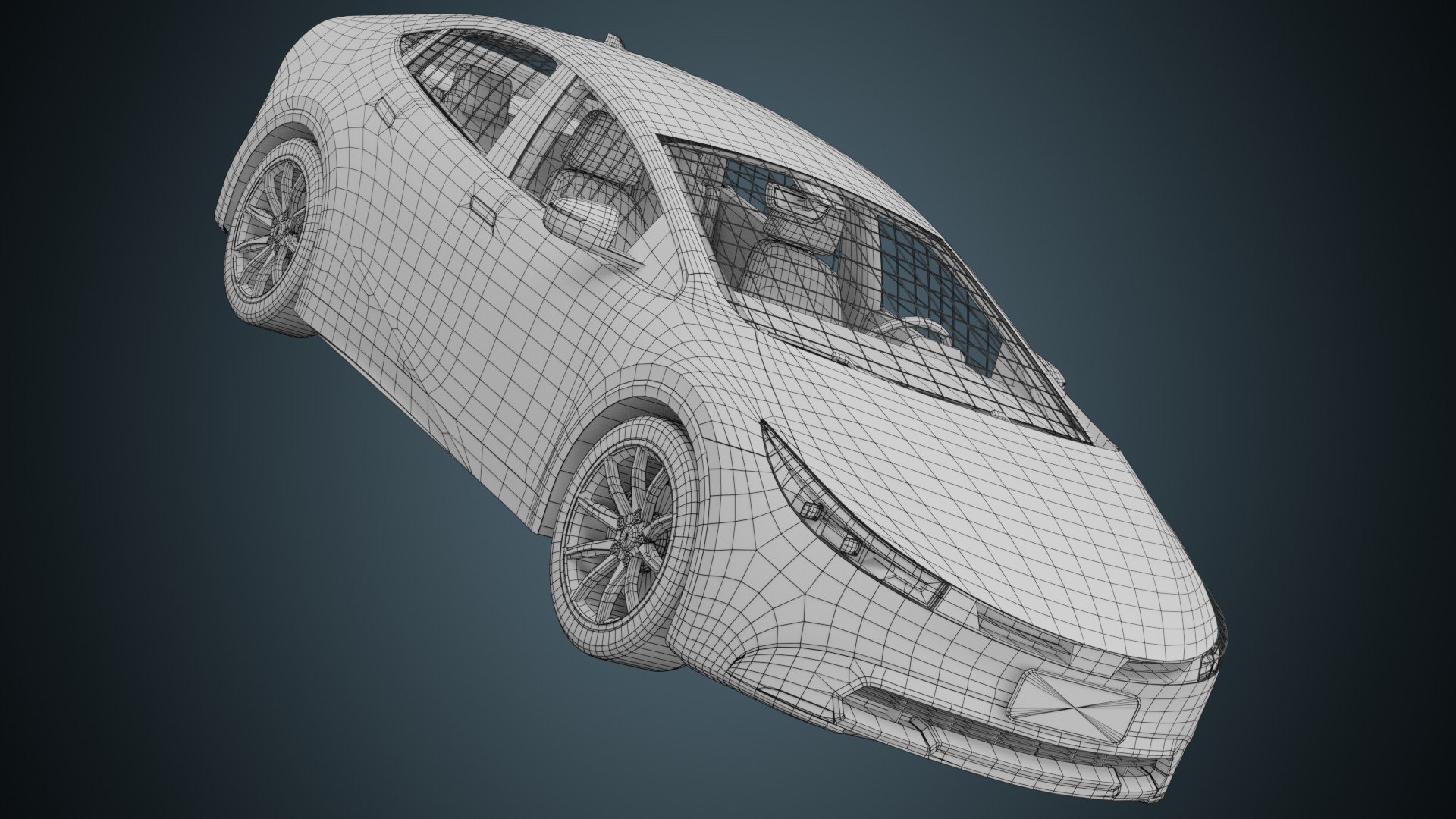 EV Car 04 3D Model - TurboSquid 2214144