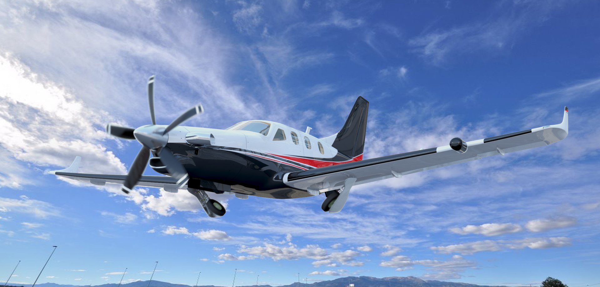 3ds Max Socata Tbm900 Aircraft
