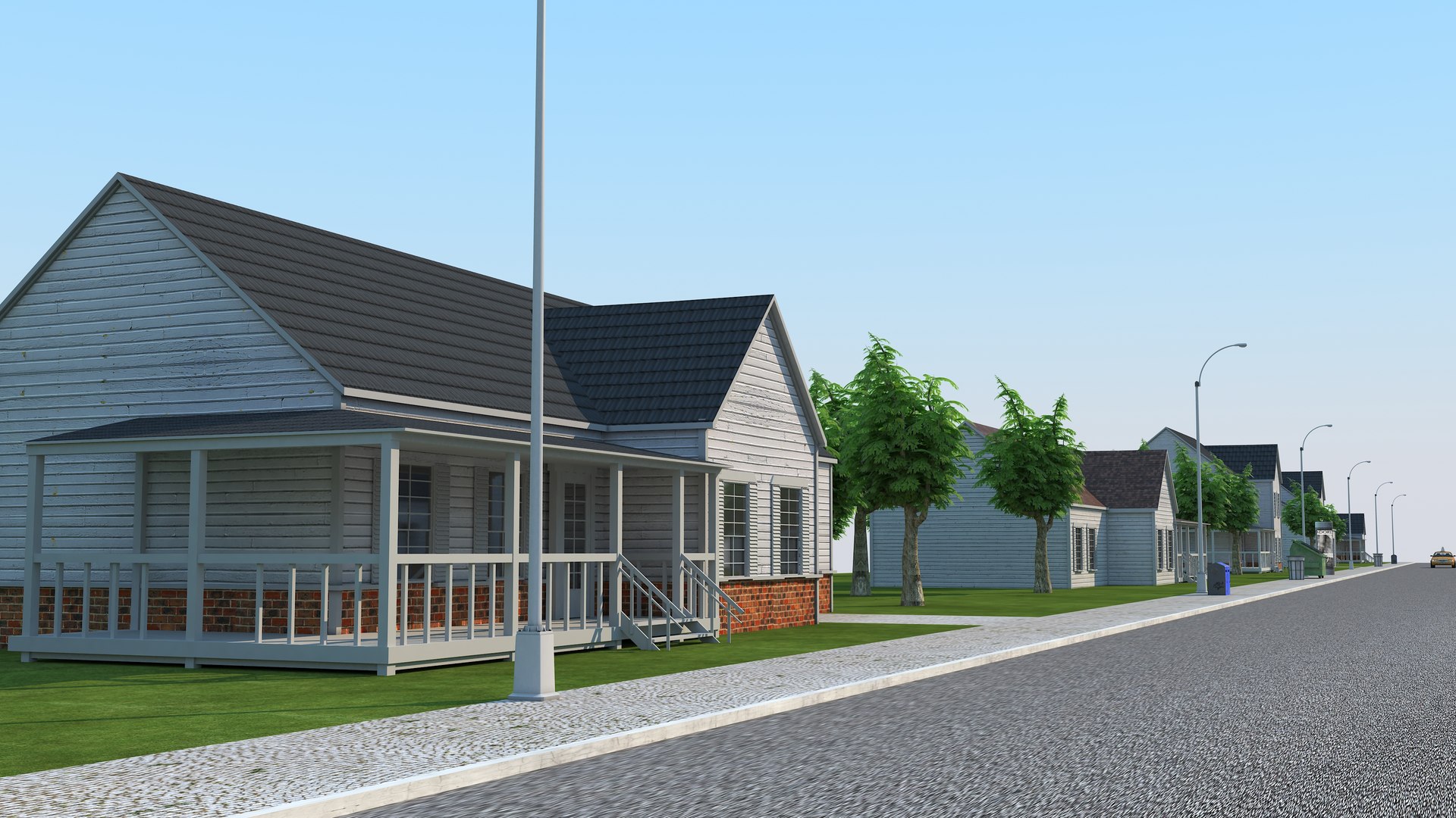 3D Neighborhood Neighbor - TurboSquid 1621186