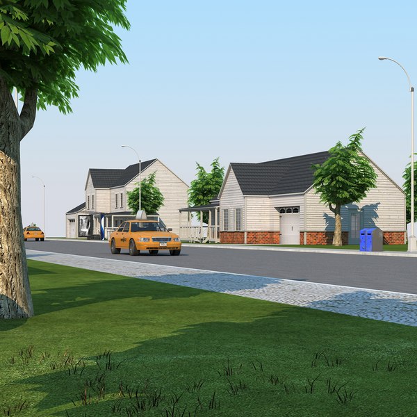 Free 3D Neighborhood Models | TurboSquid