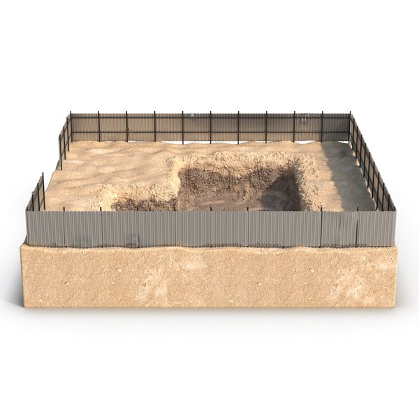 construction pit 4 3d max