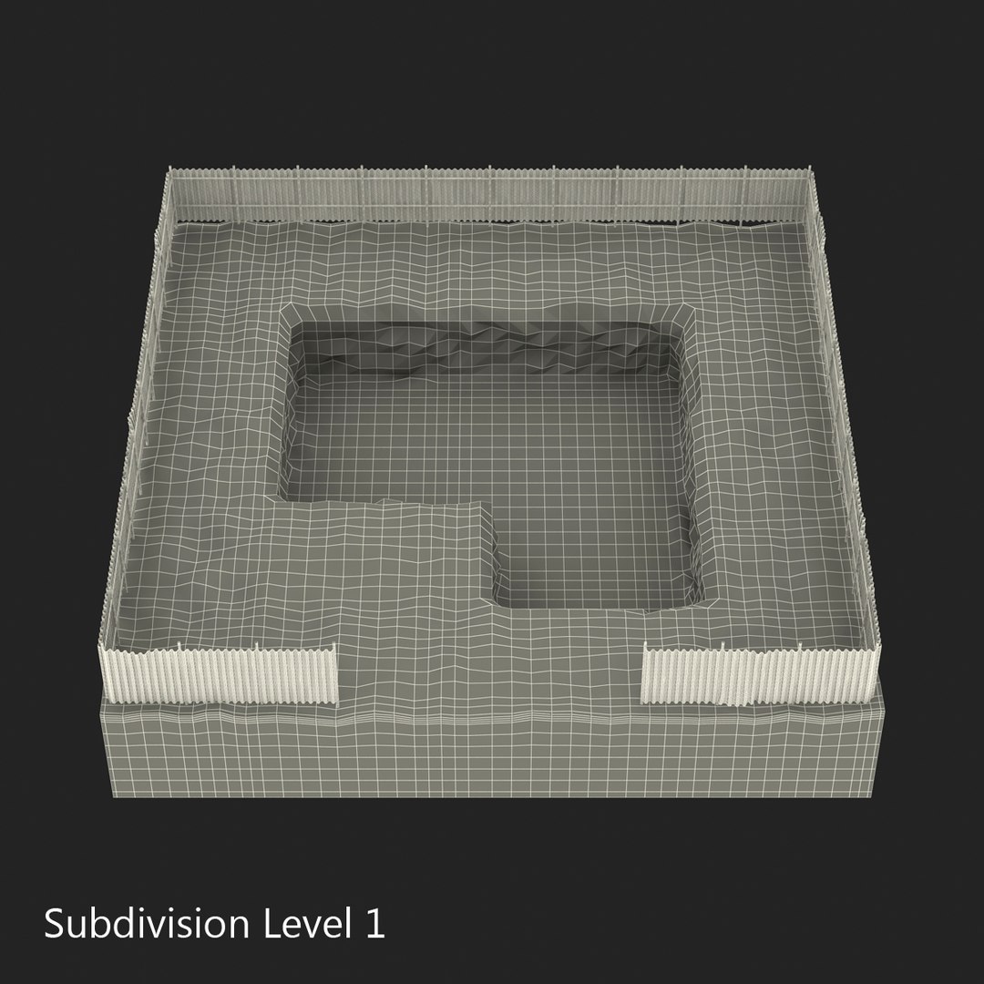 construction pit 4 3d max
