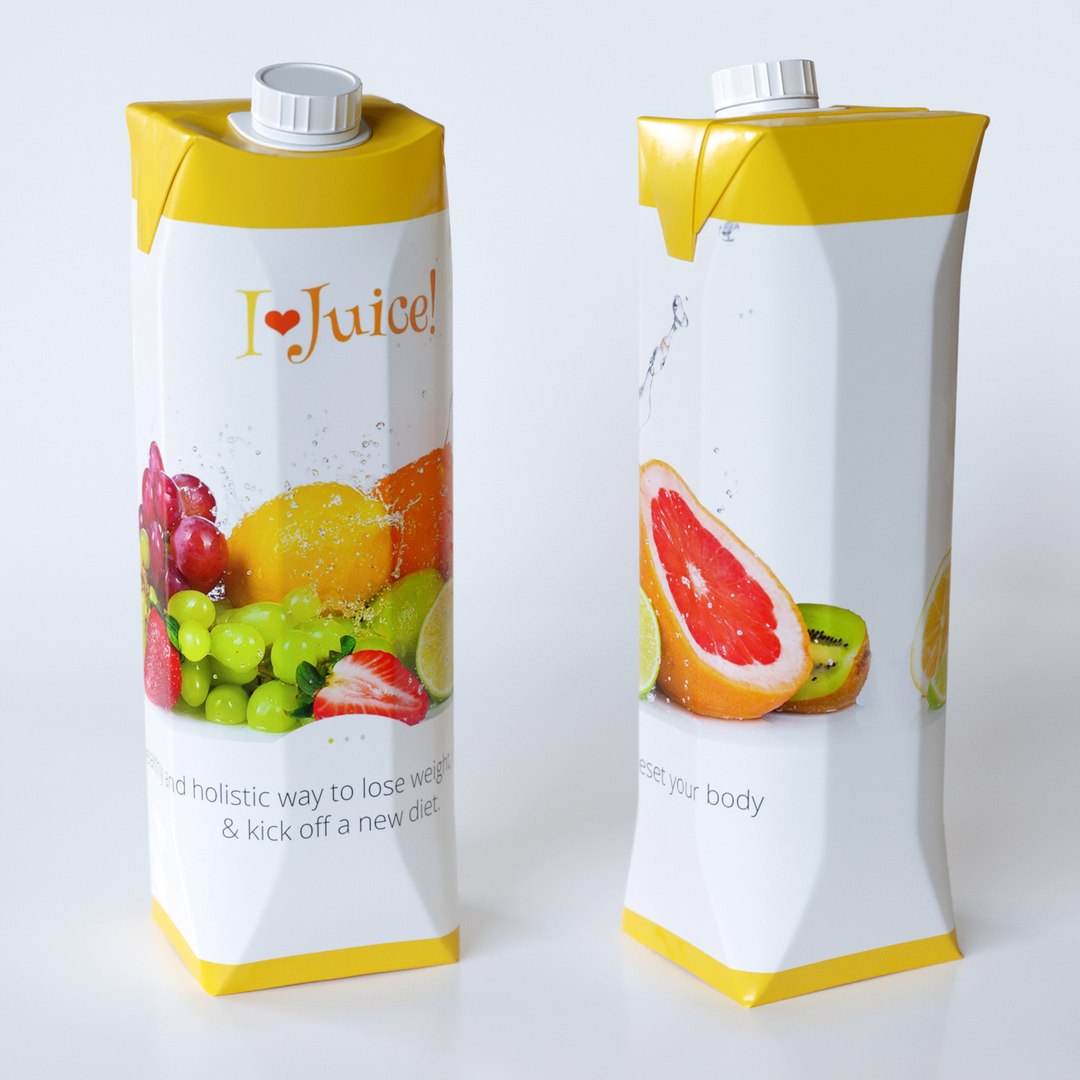 3D bottle juice - TurboSquid 1363929