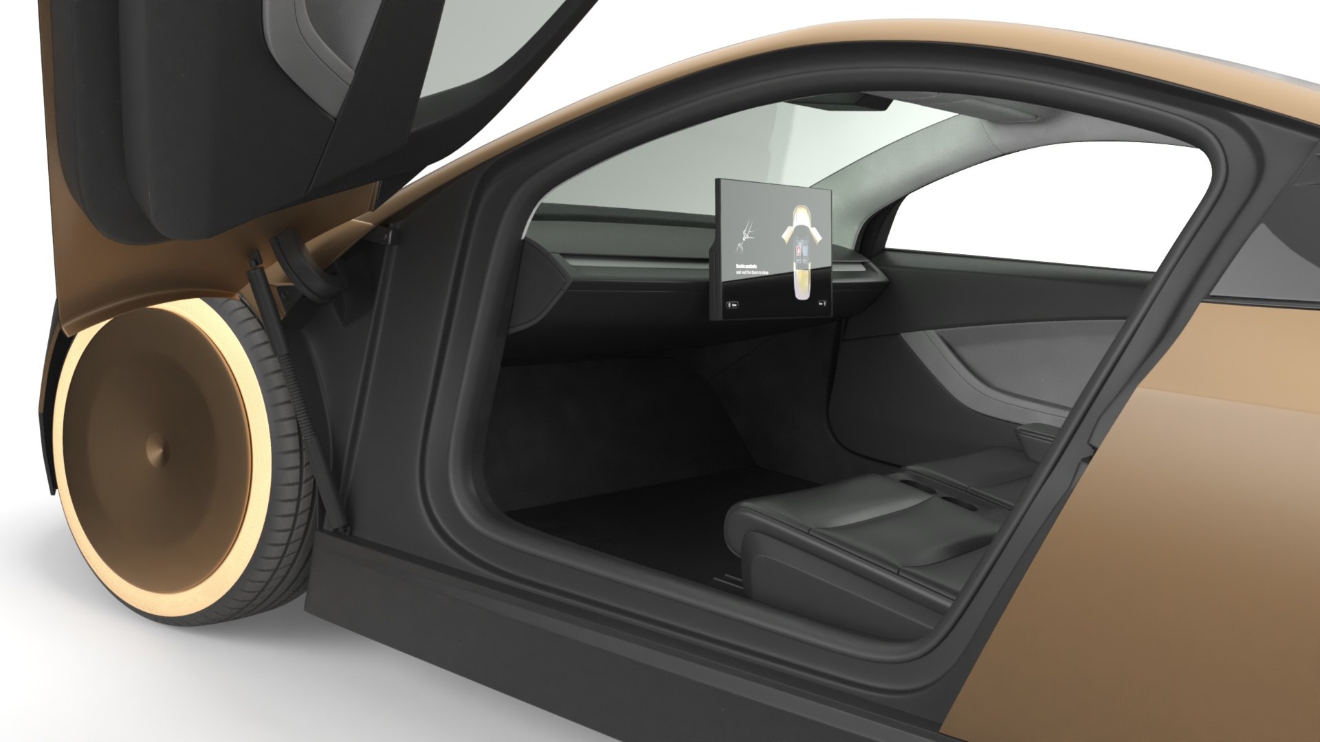 Tesla Cybercab Robotaxi With Supercharger Station Model - TurboSquid ...