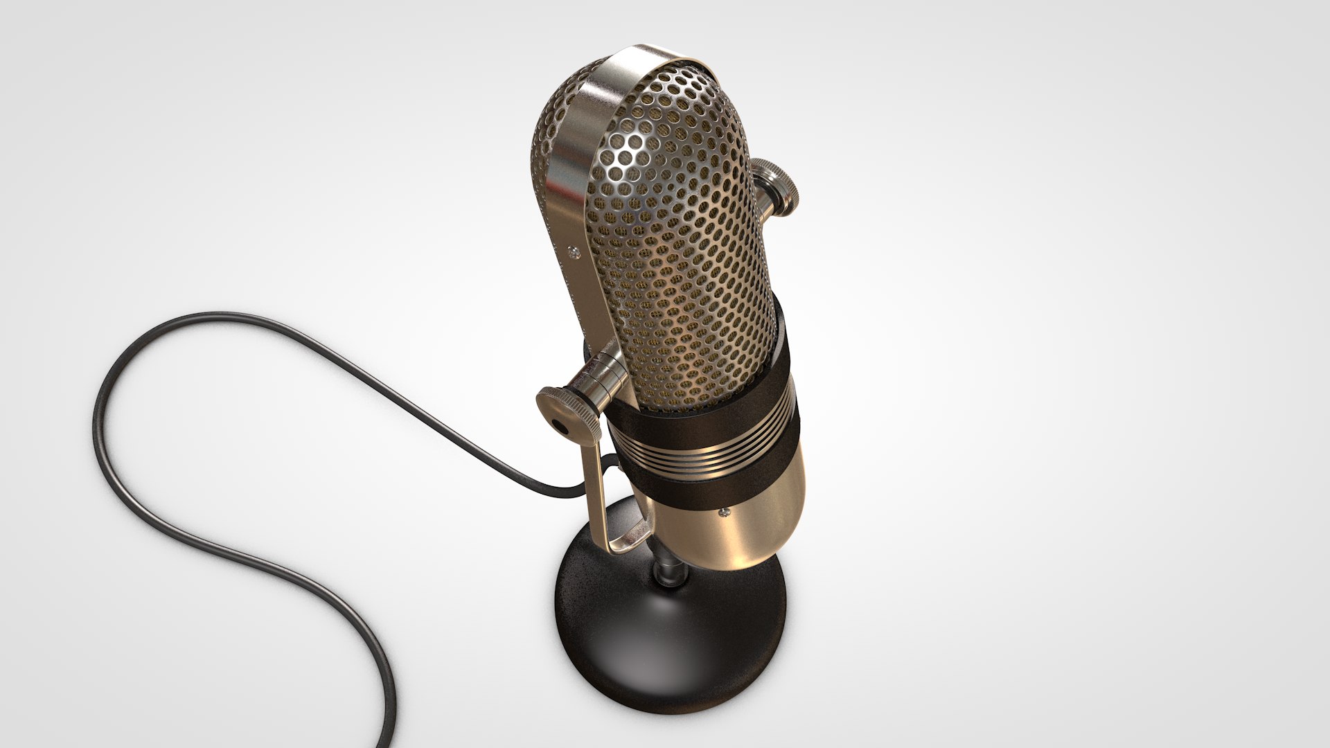 3D Microphone Retro - TurboSquid 1957785