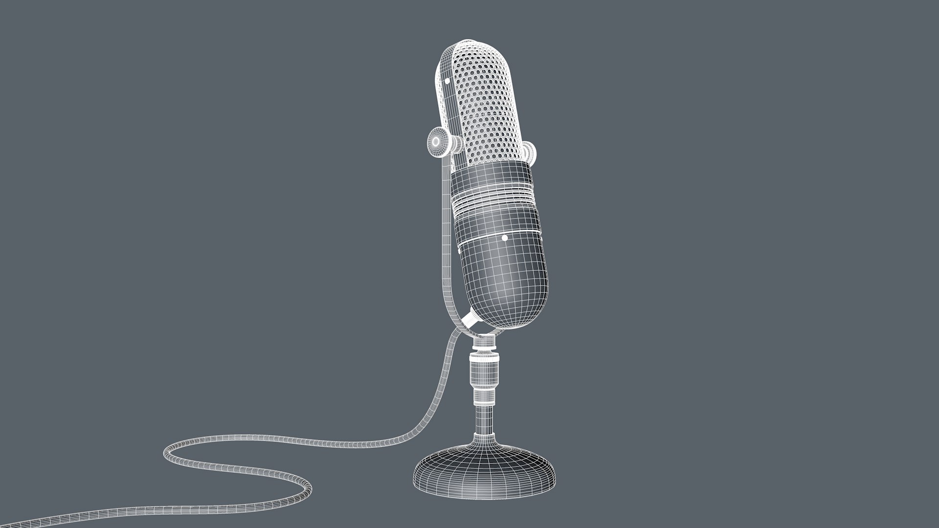 3D Microphone Retro - TurboSquid 1957785