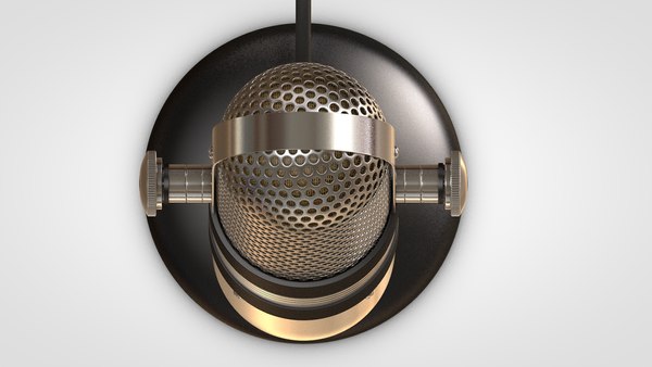 빈티지 마이크 3D 모델 - TurboSquid 1957785