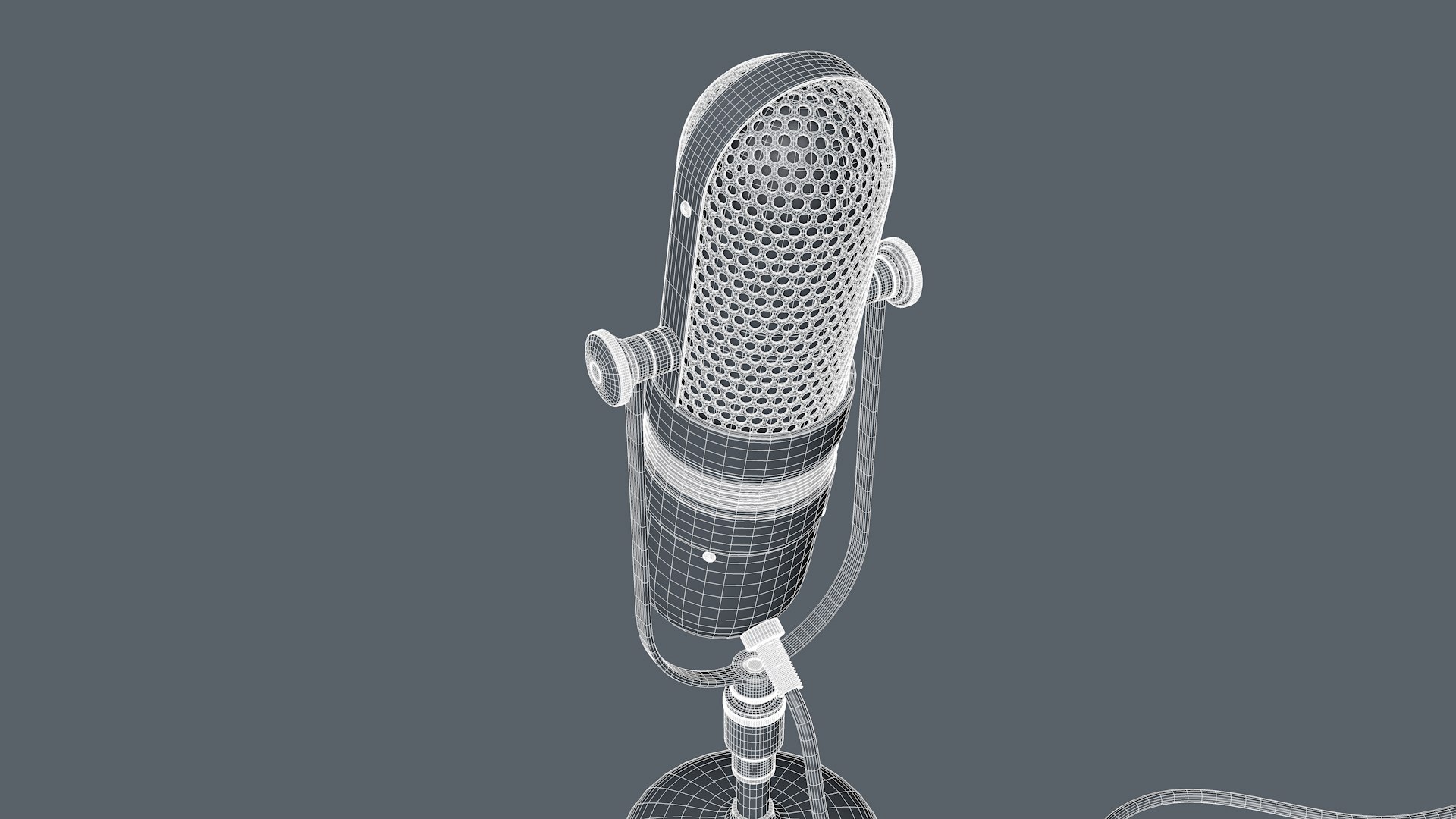 3D Microphone Retro - TurboSquid 1957785