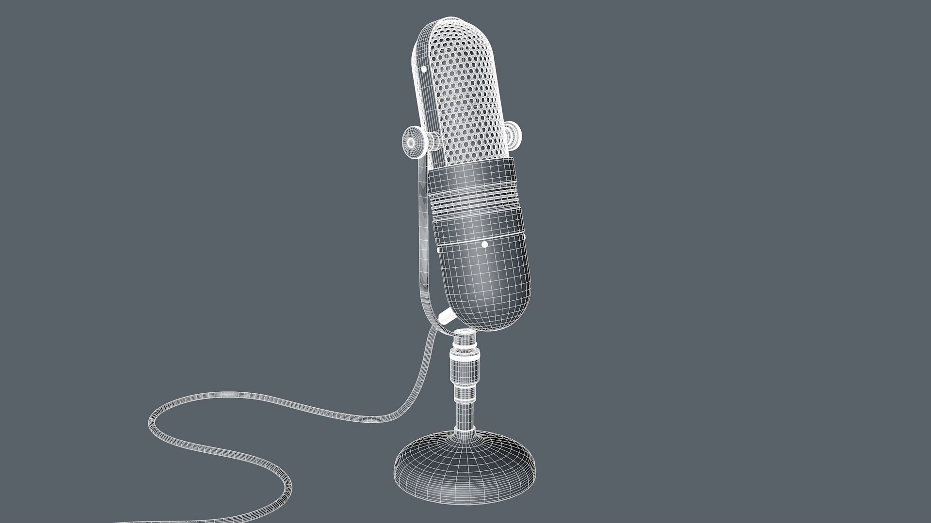 3D Microphone Retro - TurboSquid 1957785