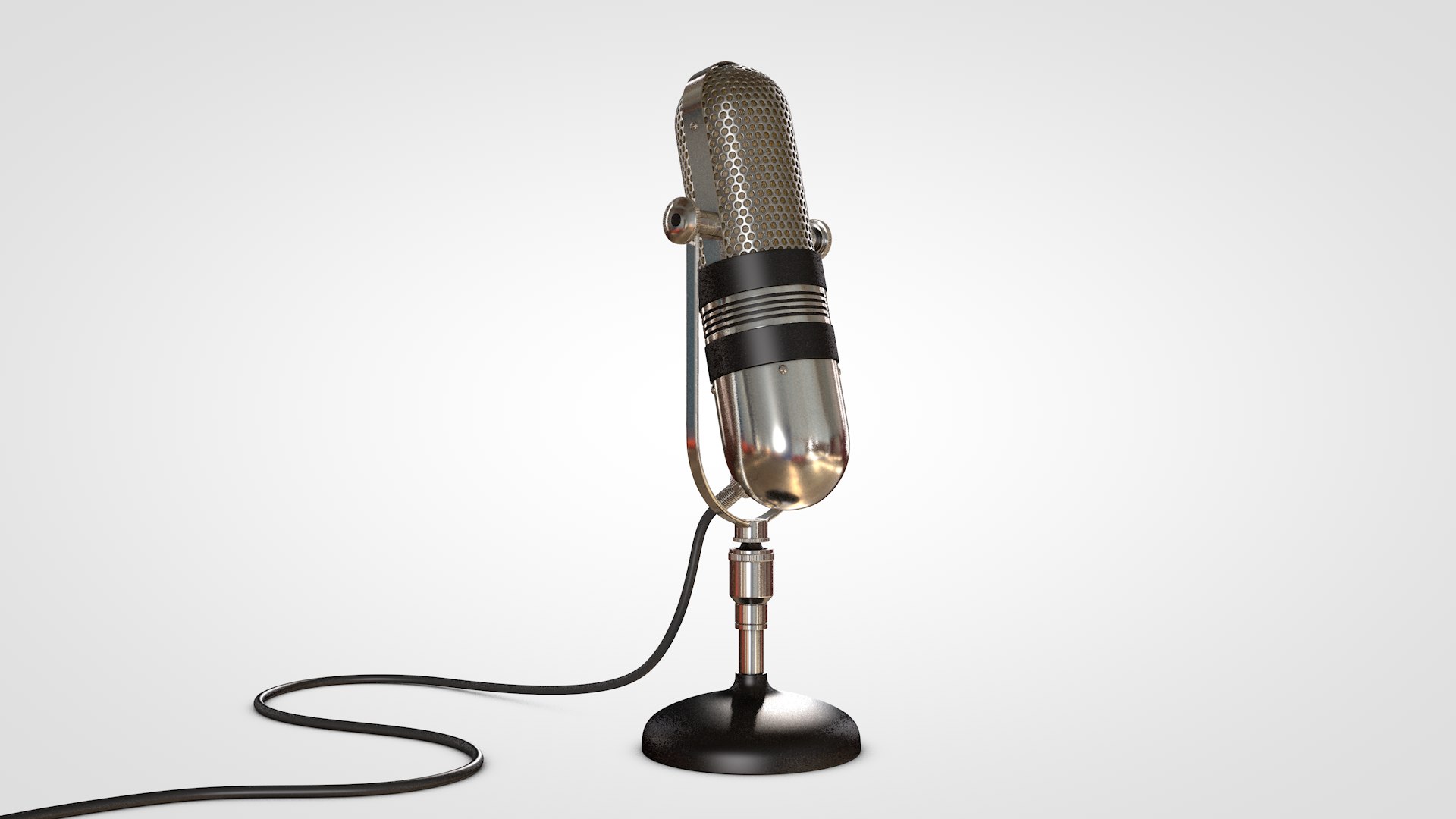 3D Microphone Retro - TurboSquid 1957785