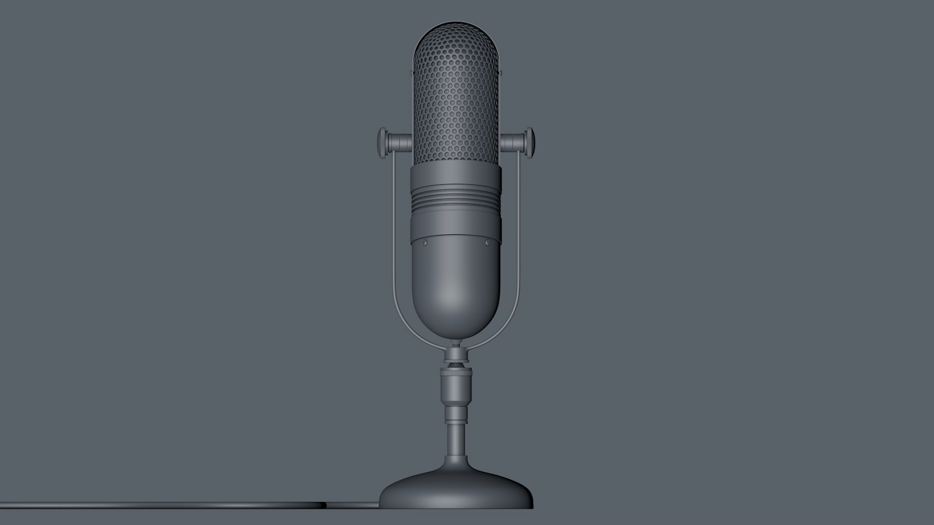 3D Microphone Retro - TurboSquid 1957785