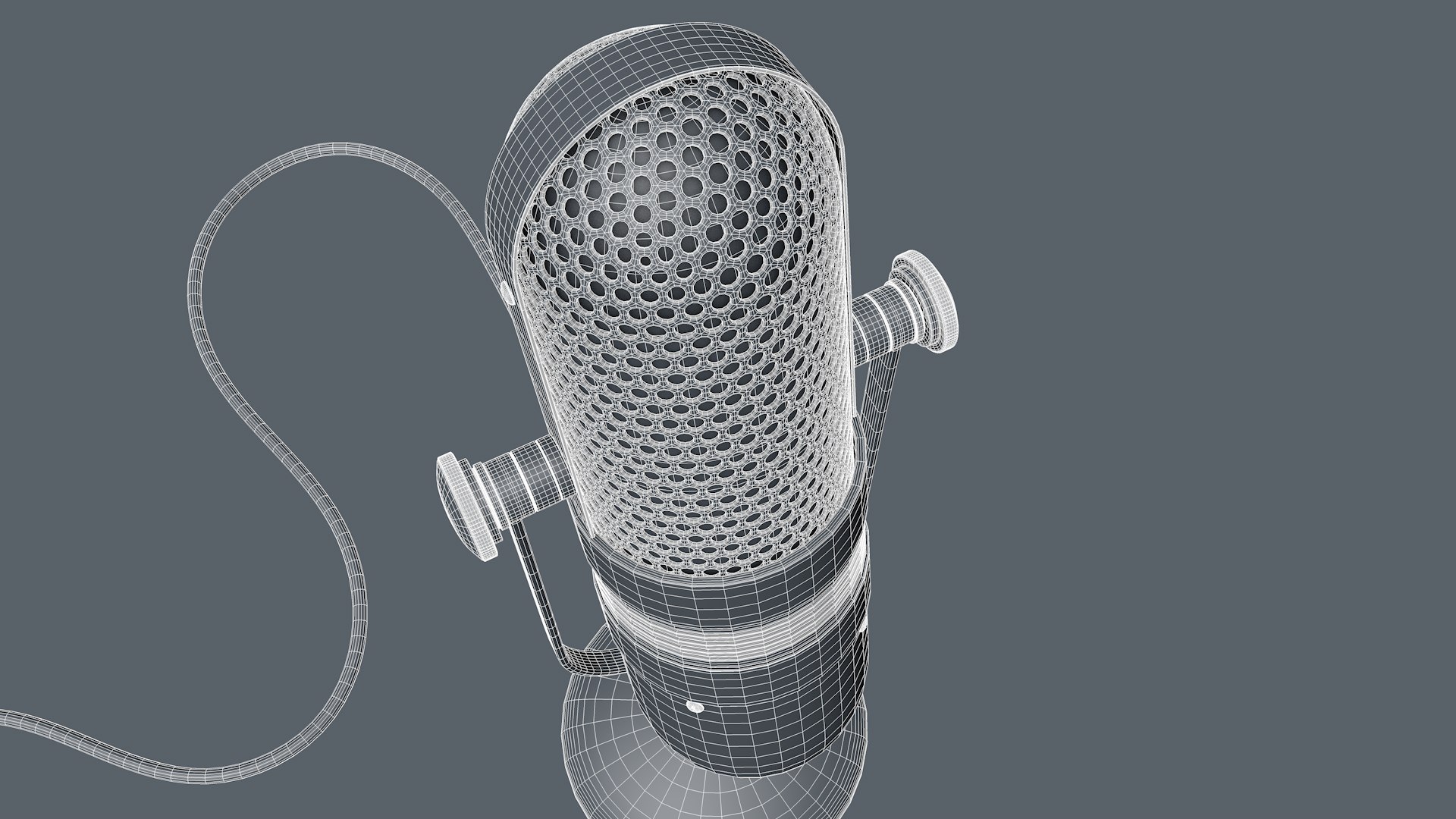3D Microphone Retro - TurboSquid 1957785