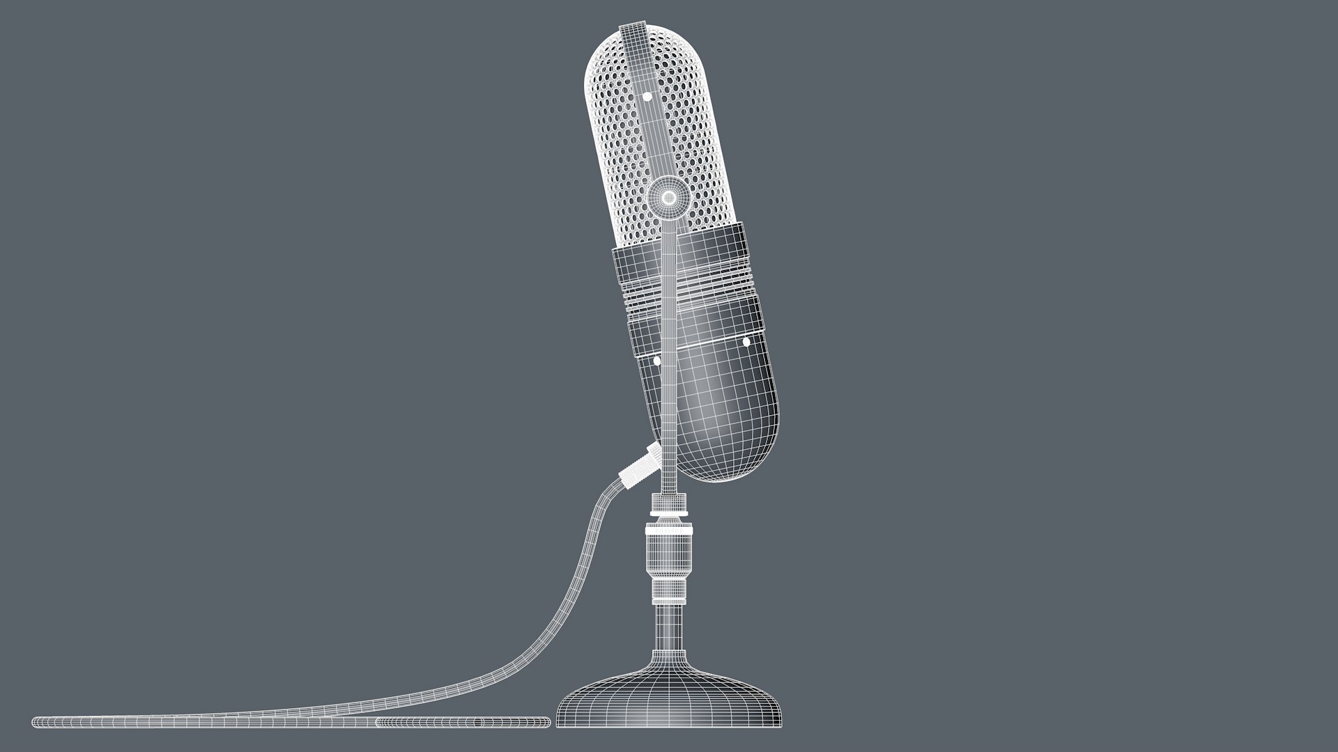 3D Microphone Retro - TurboSquid 1957785
